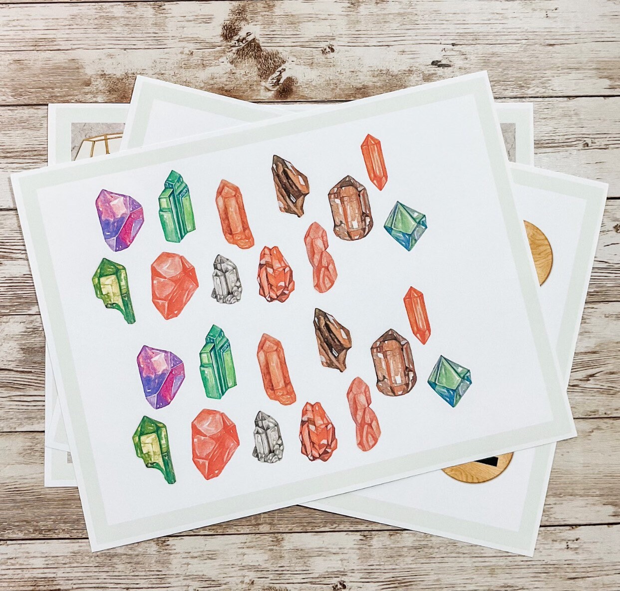 Crystal Counting Printable Preschool Printable Homeschool Curriculum ...
