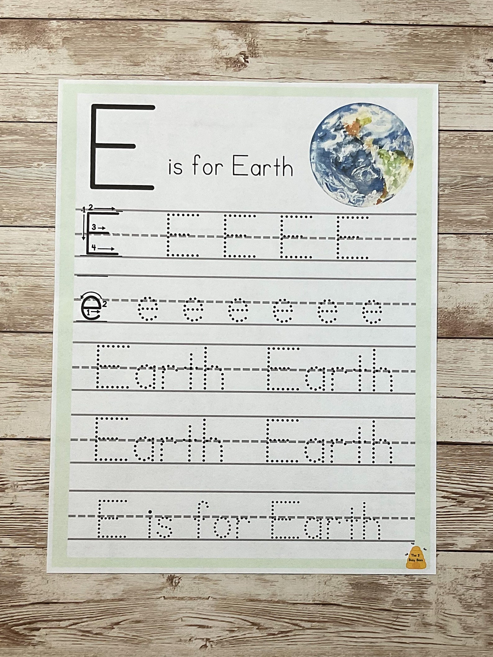 Solar System Letter and Word Tracing Solar System Learning - Etsy