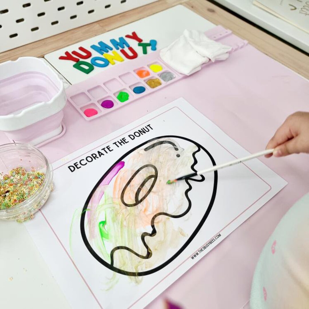 Decorate the Donut Printable // Donut Day Activity - Etsy