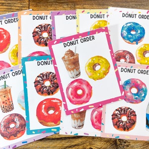 Donut Shop Pretend Play Printables // Dramatic Play // Donut Day ...