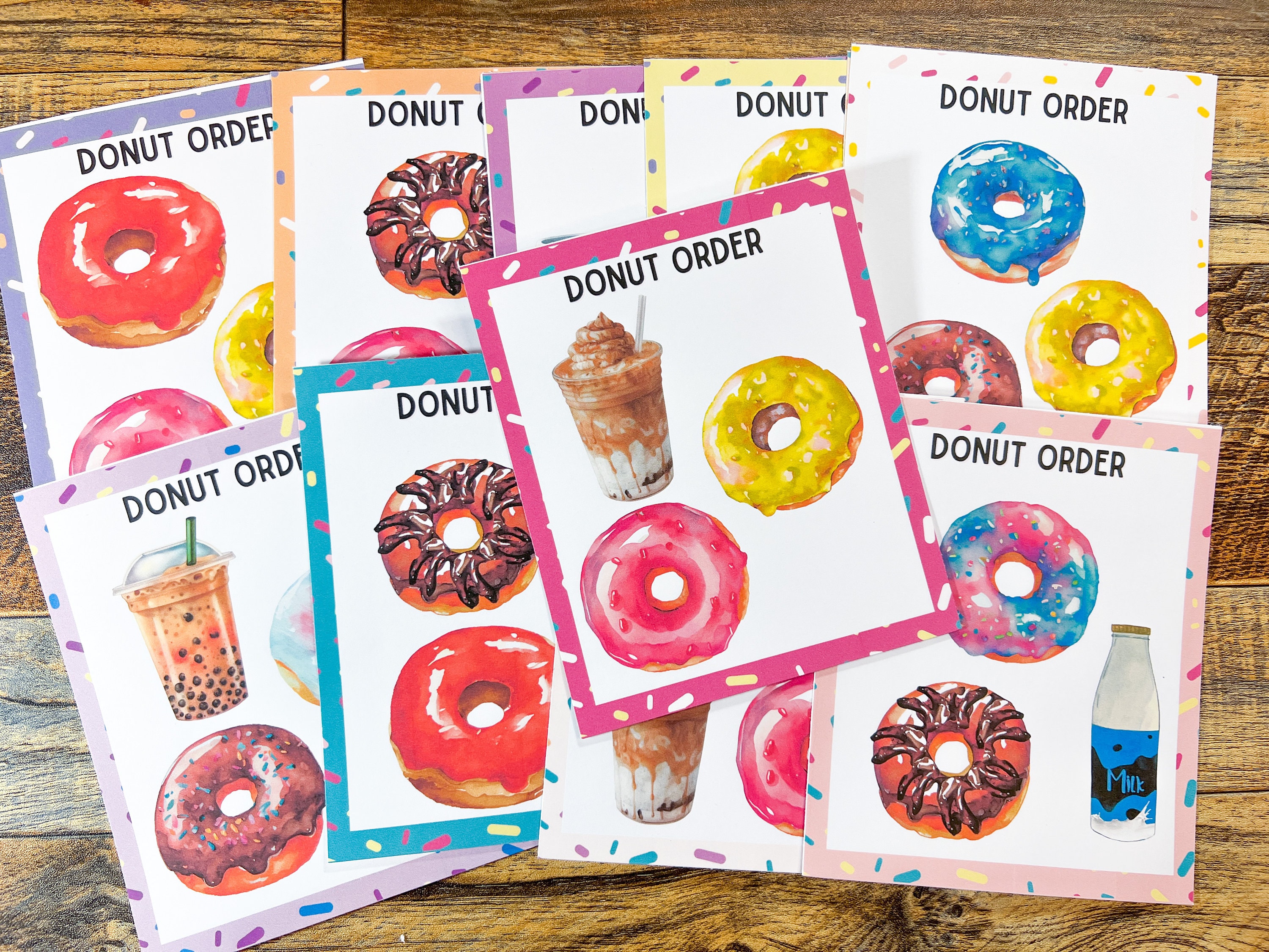 Donut Shop Pretend Play Printables // Dramatic Play // Donut Day ...