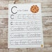 Milk and Cookies Letter and Word Tracing • Letter M Tracing • Preschool ...
