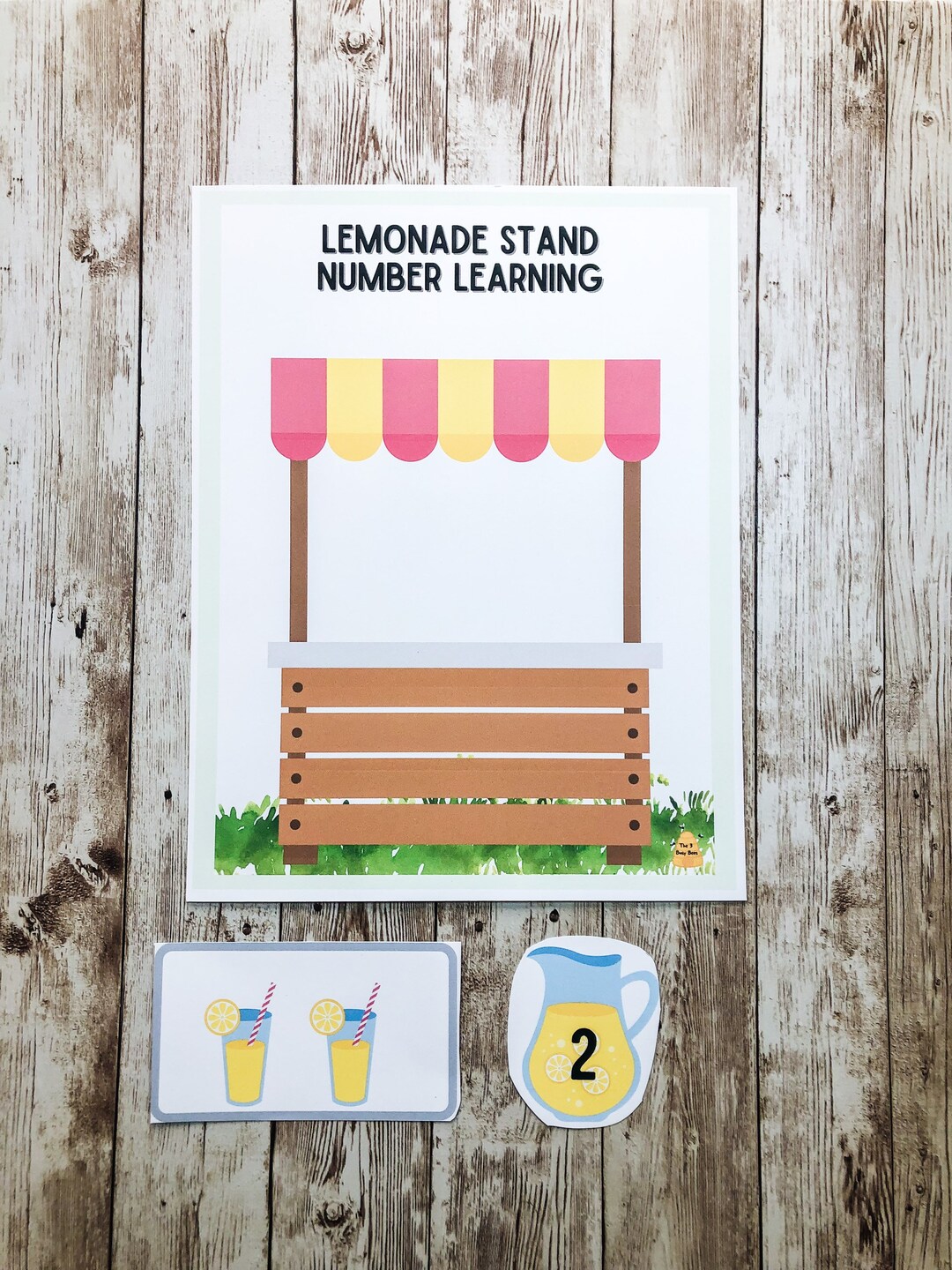 Lemonade Number Matching Printable • Number Matching Printable ...