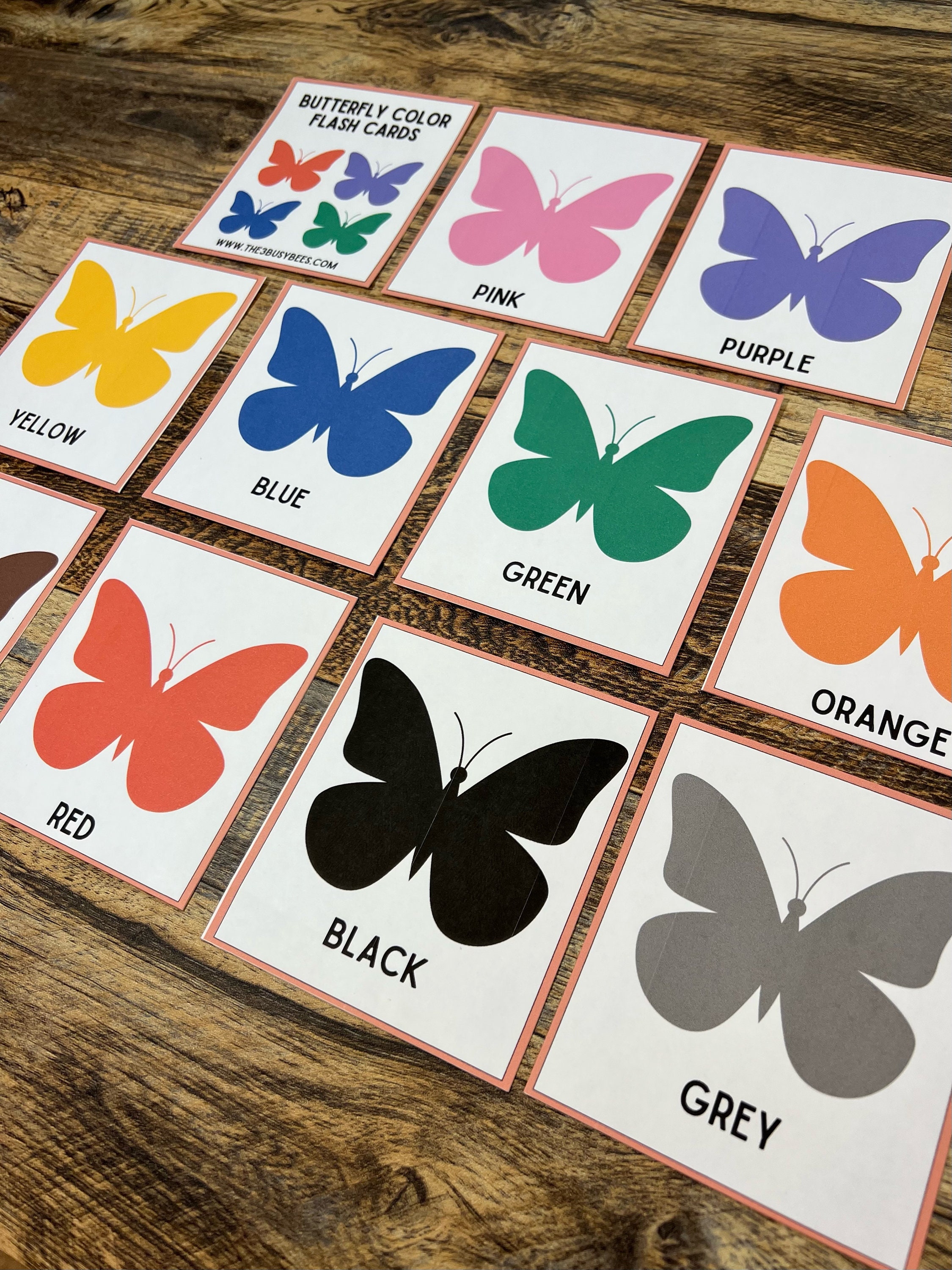 Butterfly Color Matching Printable • Preschool Printable • Color ...