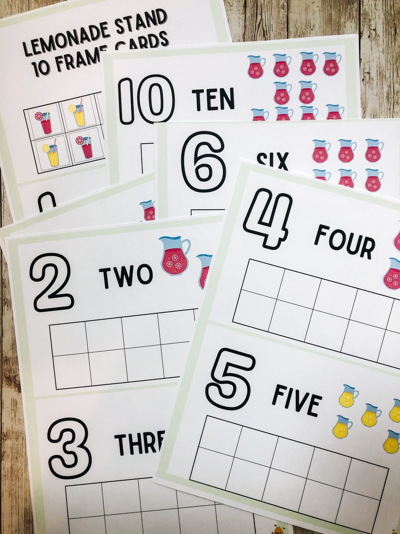 Lemonade Learning Bundle Letter Matching Printable - Etsy