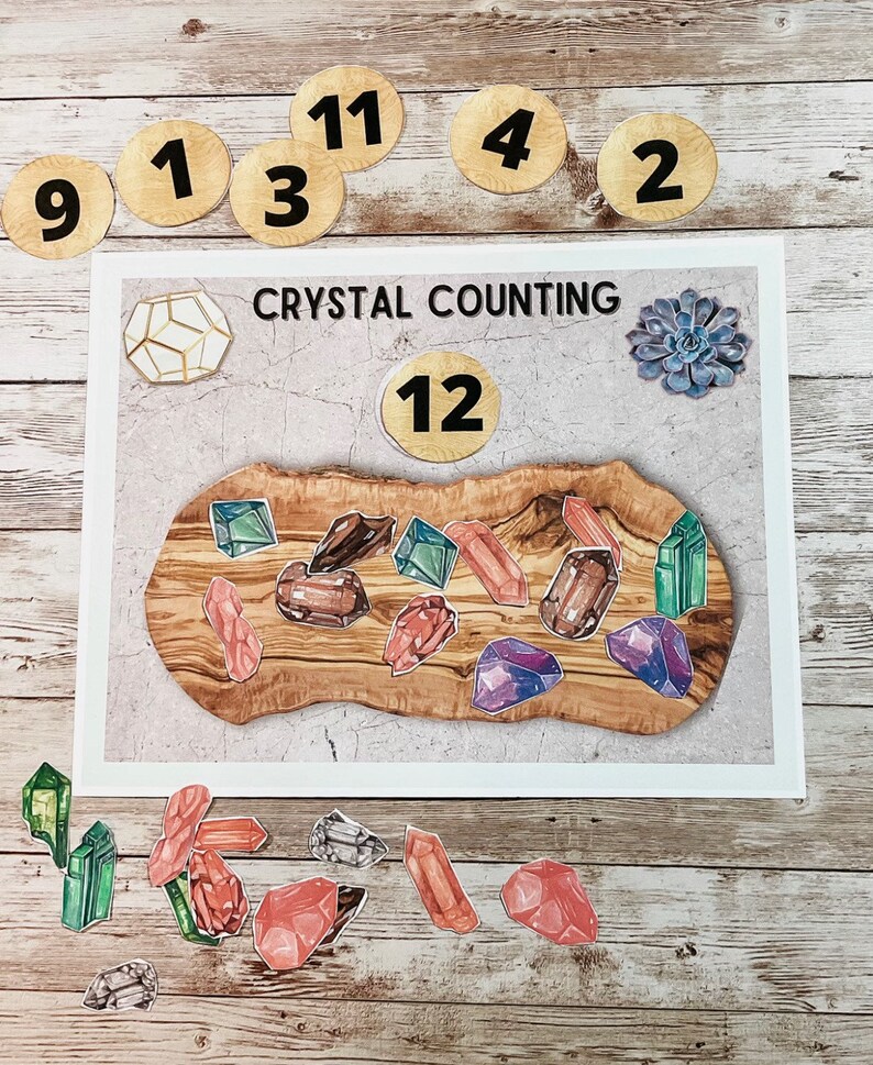 Crystal Counting Printable • Preschool Printable • Homeschool ...