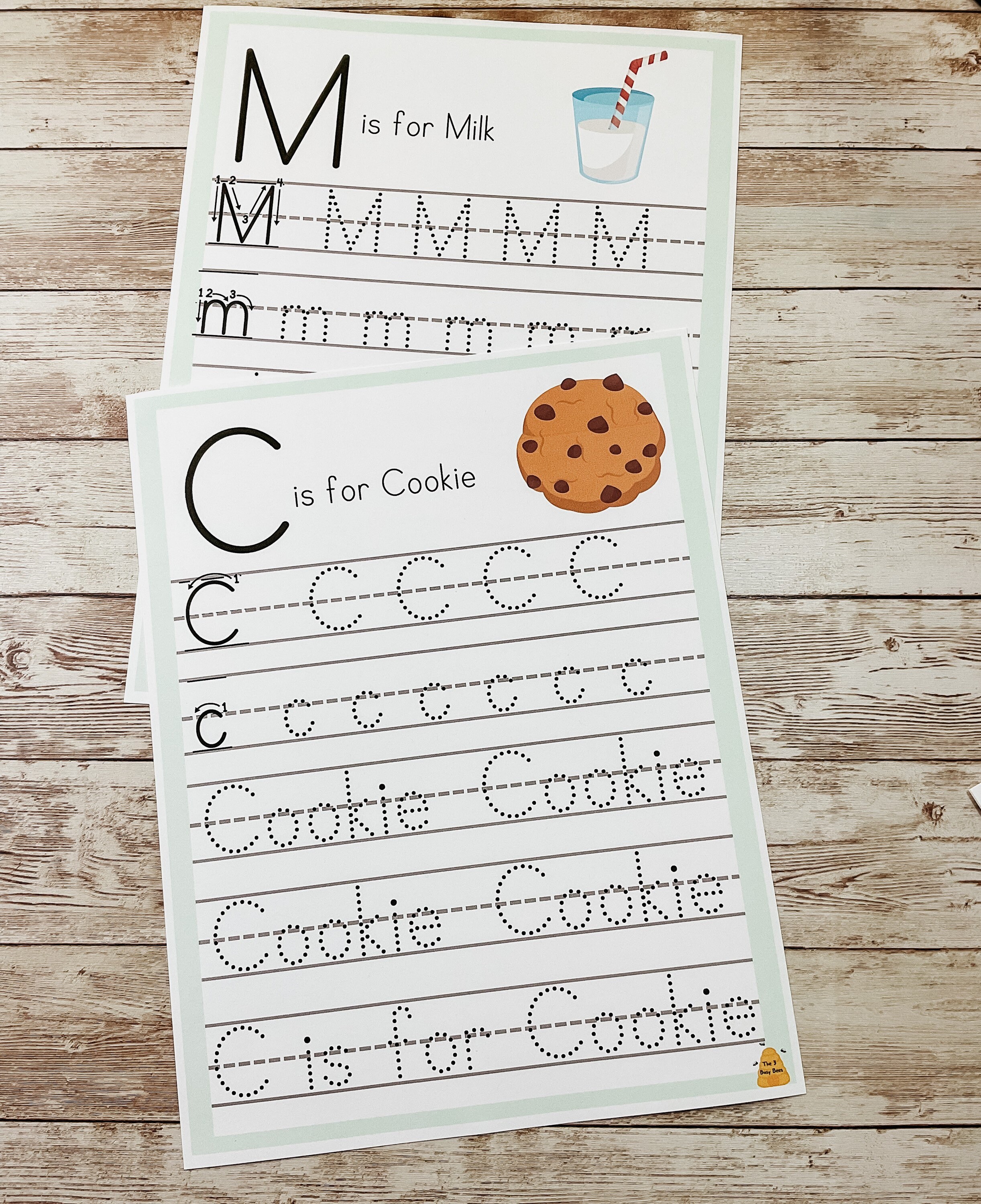 Milk and Cookie Mini Bundle • Preschool Learning • Busy Binder Activity ...