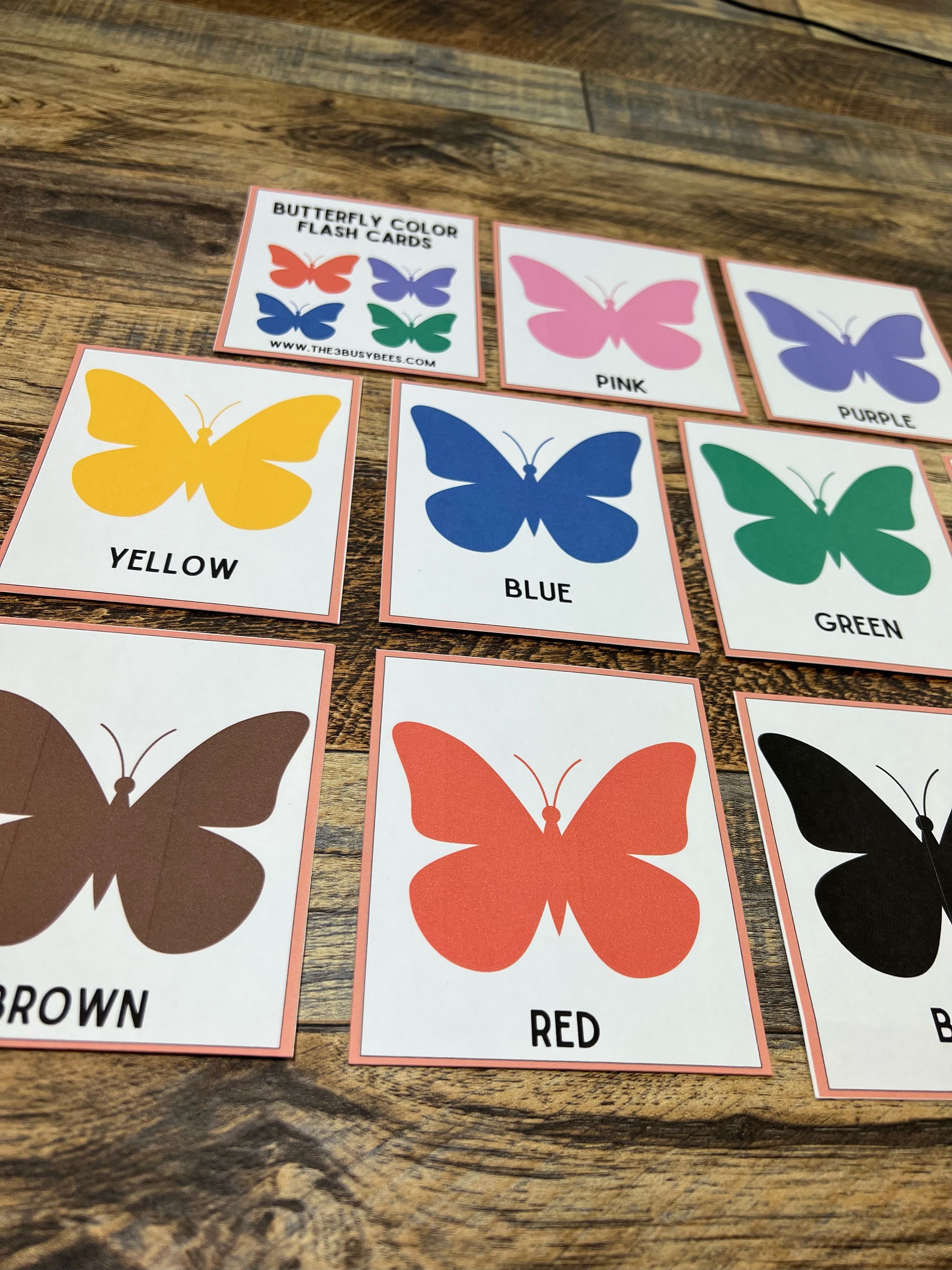 Butterfly Color Matching Printable • Preschool Printable • Color ...