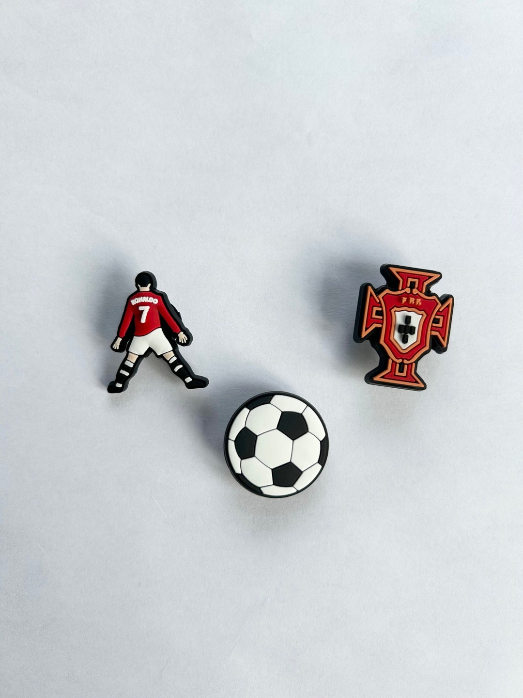 Ronaldo Football Croc Charm Jibbitz Pin Badge - Etsy Canada