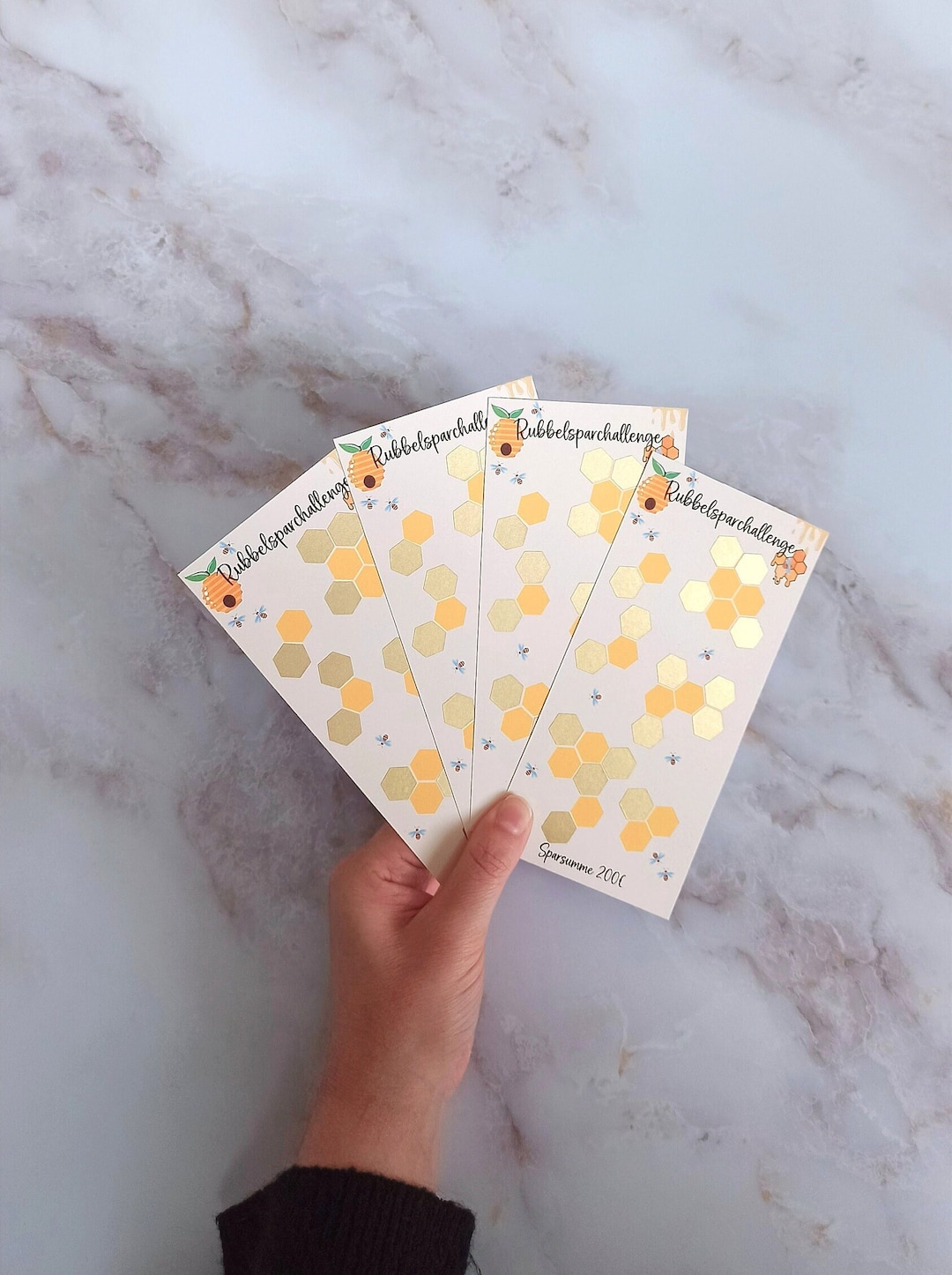 Scratch Savings Challenge A6 Envelope Budget Planner Scratch Challenge ...