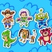 GLITTER STICKER PACK Shrek - Etsy