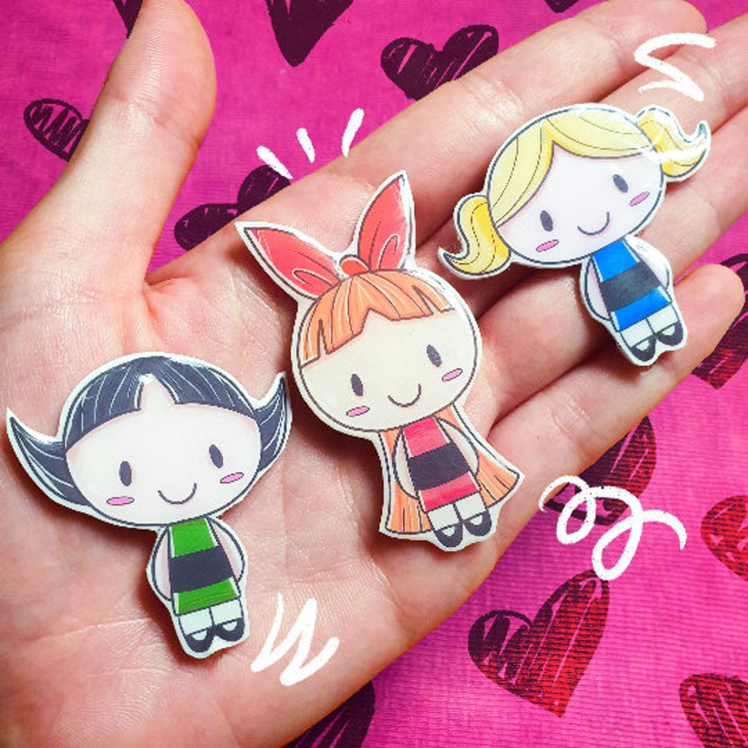The Powerpuff Girls Pins - Etsy