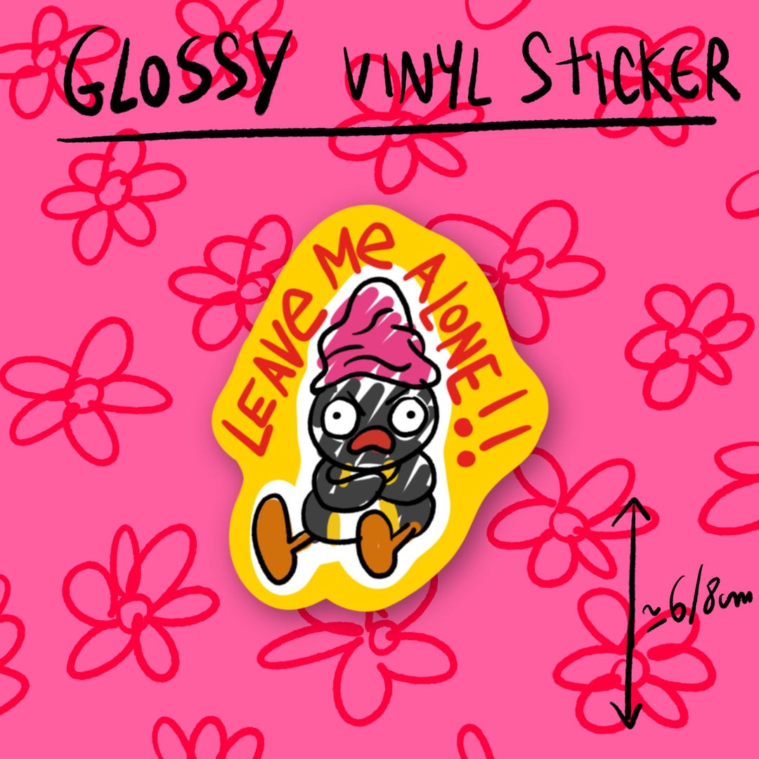 GLITTER STICKER - PINGU - Etsy