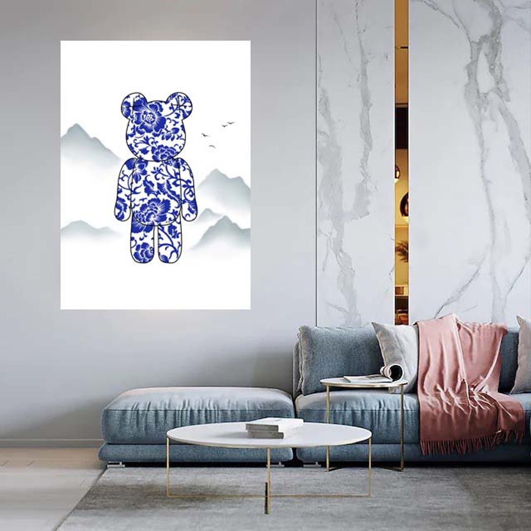 XO Bear - Porcelain Bear, Dope Art, Graffiti Art, Poster Art, Luxury ...