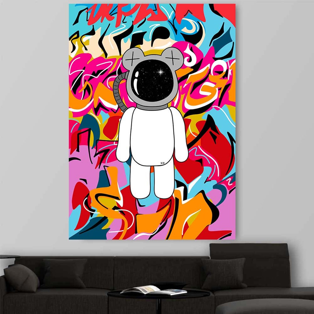 XO Bear - Astro Bear, Dope Art, Graffiti Art, Poster Art, Luxury Art ...