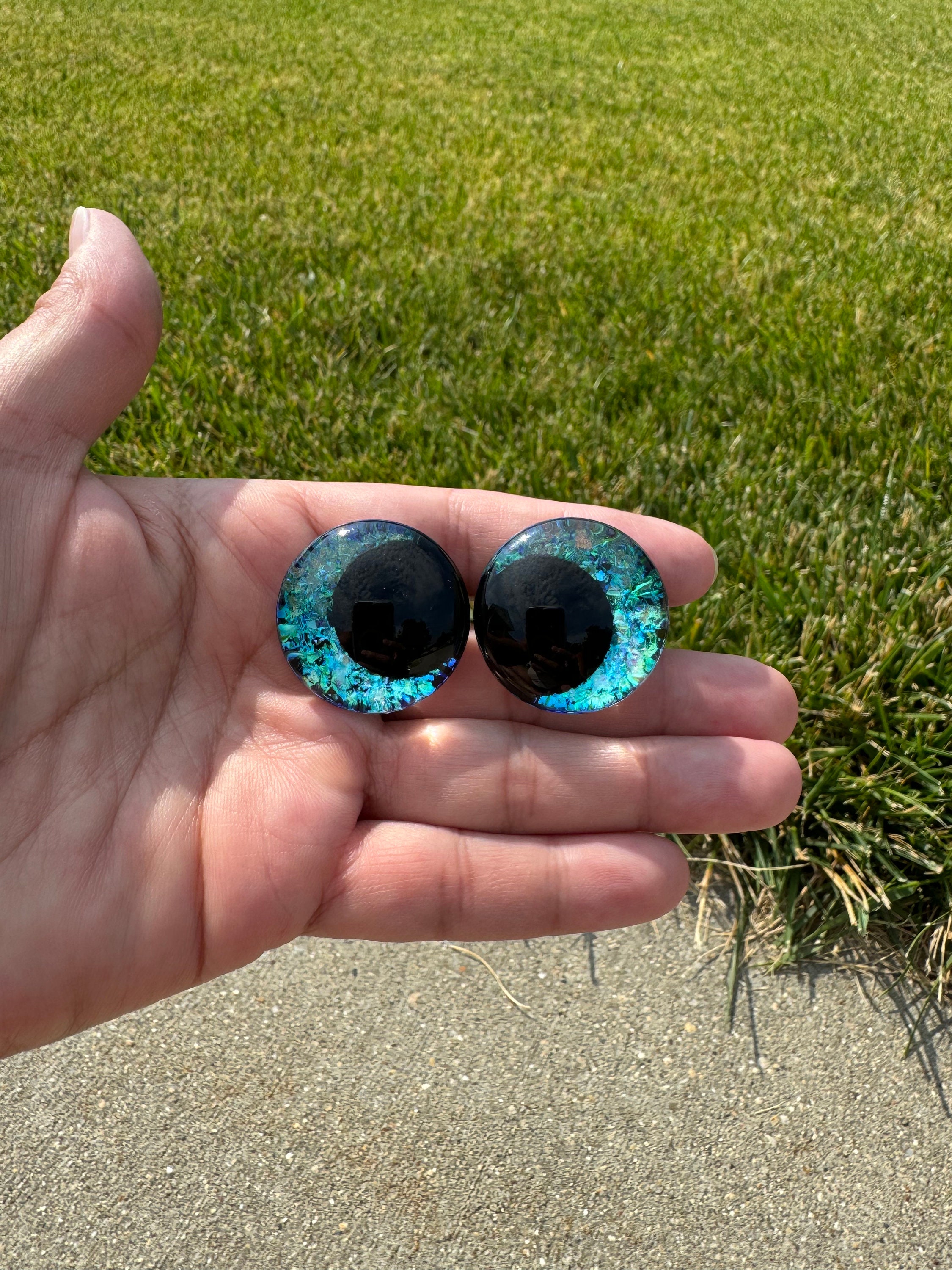 Hand Painted Safety Eyes: Custom Amigurumi Eyes (20mm-30mm) - Etsy