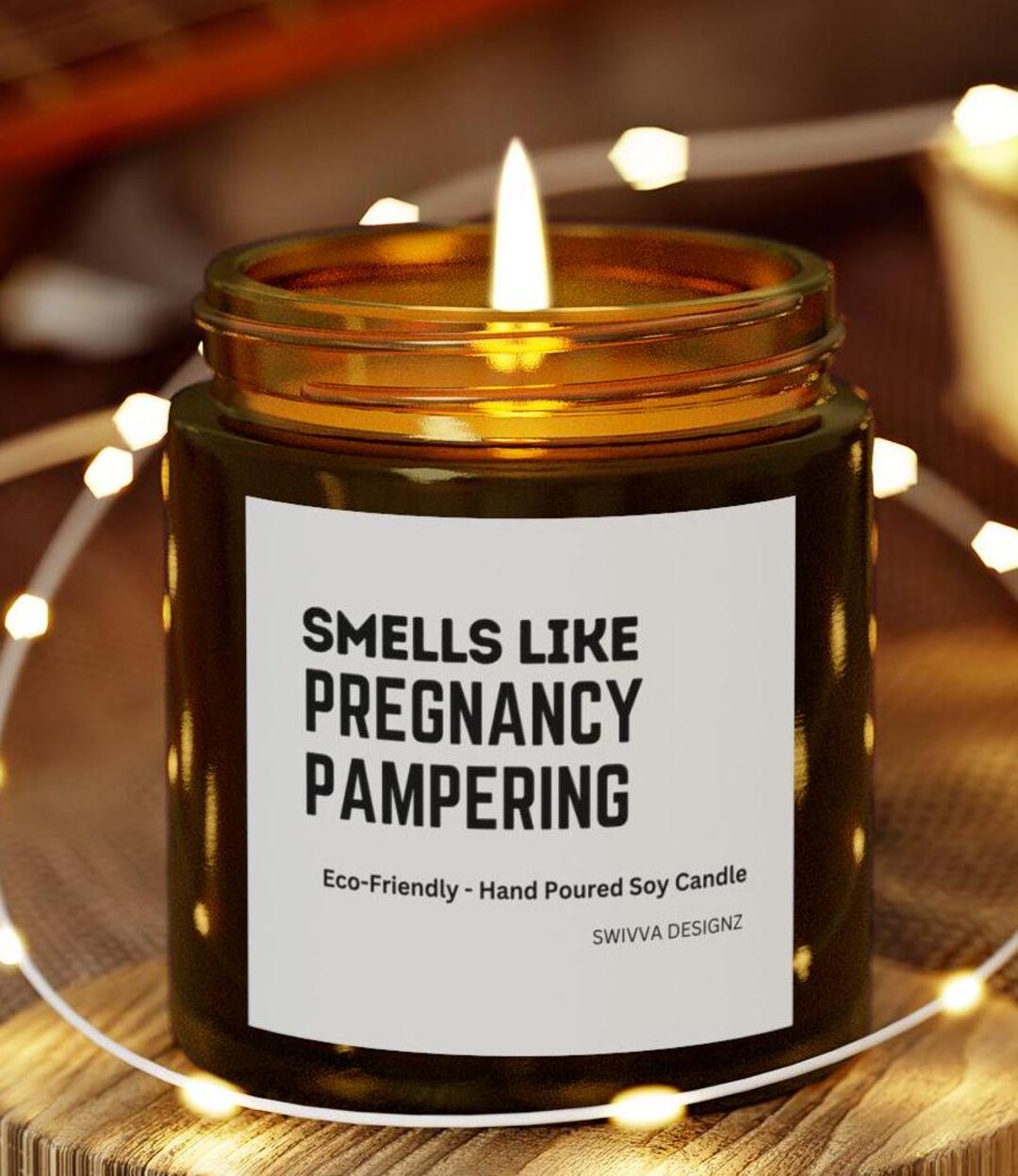 Pregnancy Announcement Candle Smells Like Pregnancy Pampering Expecting ...