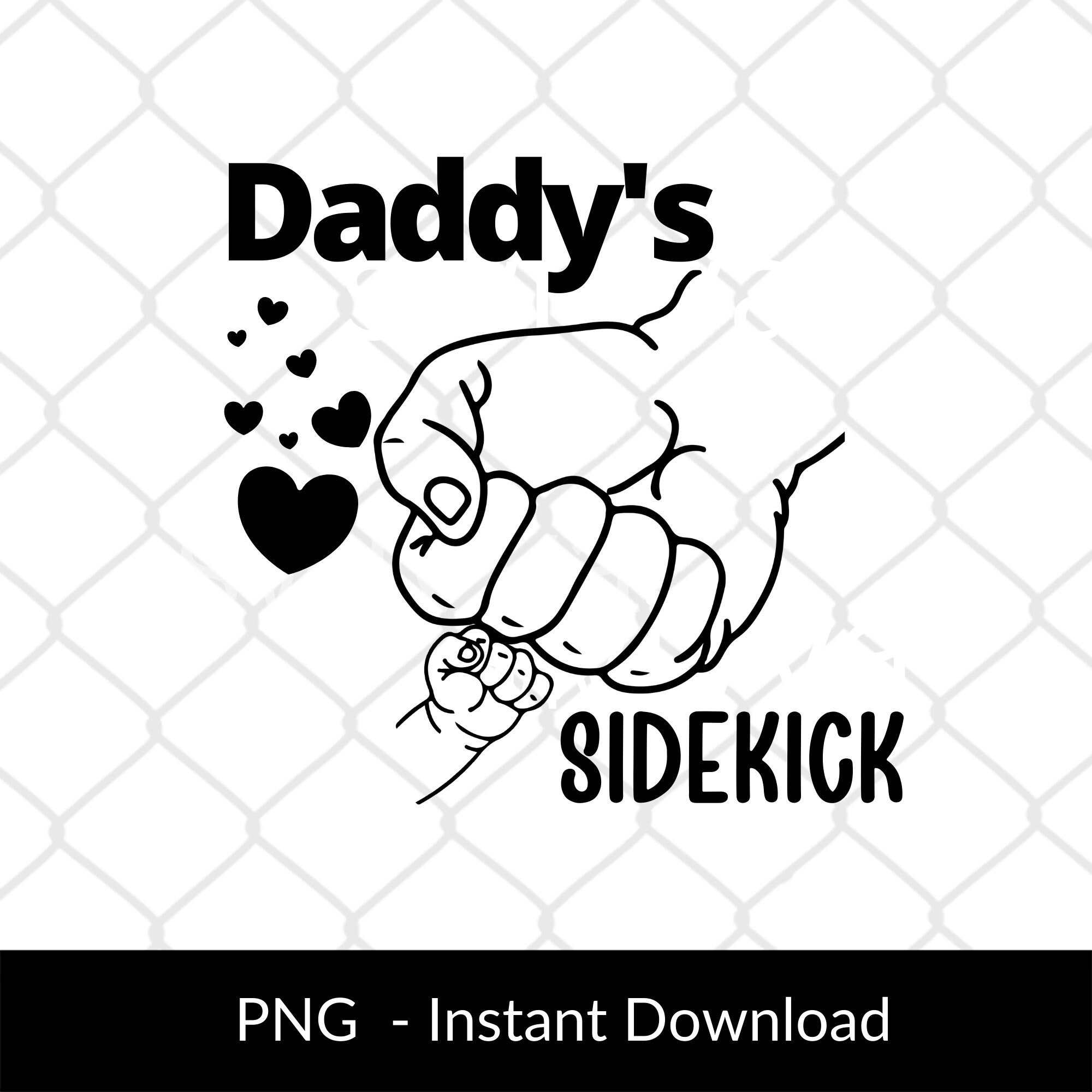 Father's Day Matching Shirt PNG Digital Instant Download, Daddy's ...