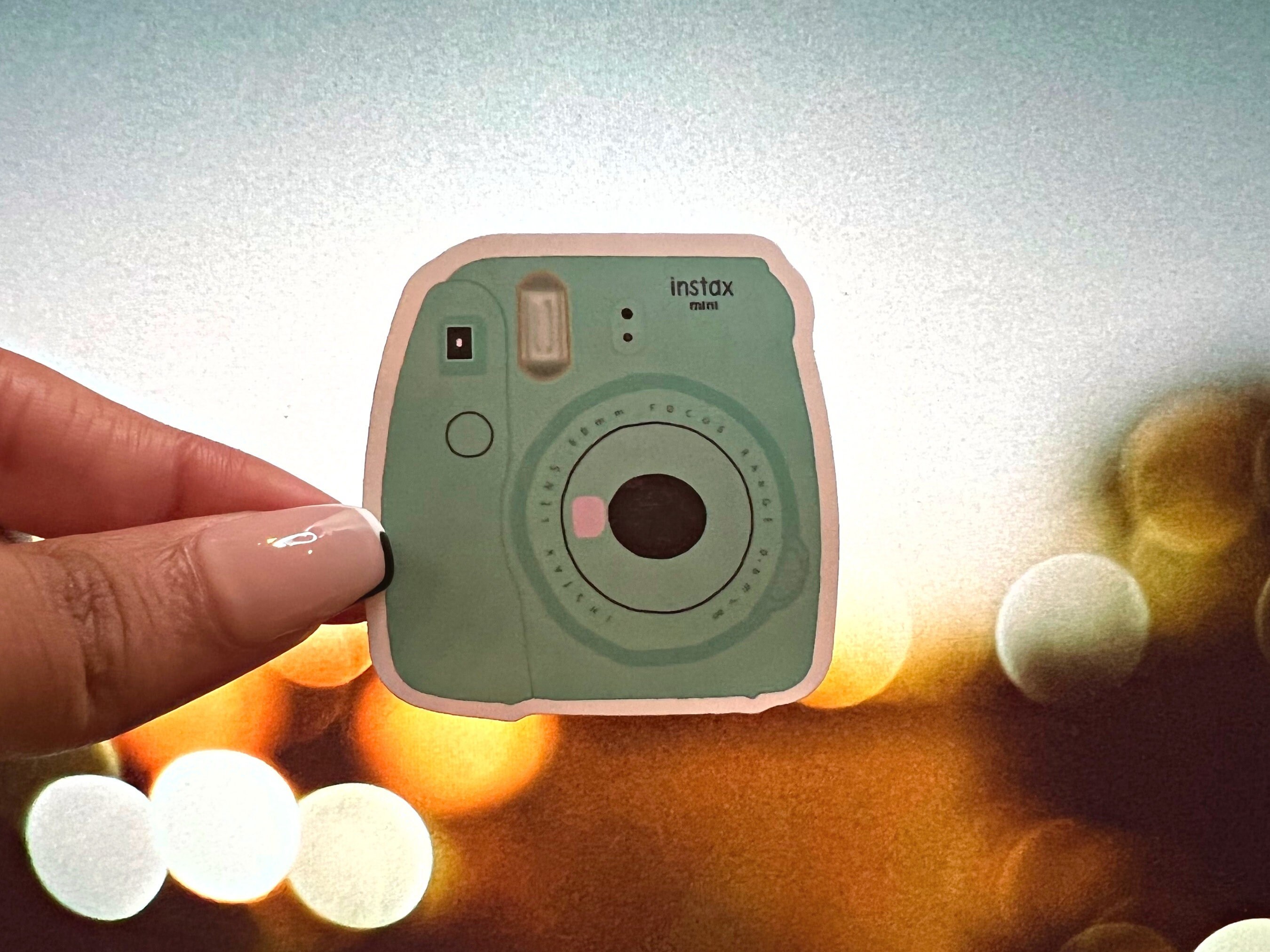 Instax Mini 8 Aqua Body Stickers
