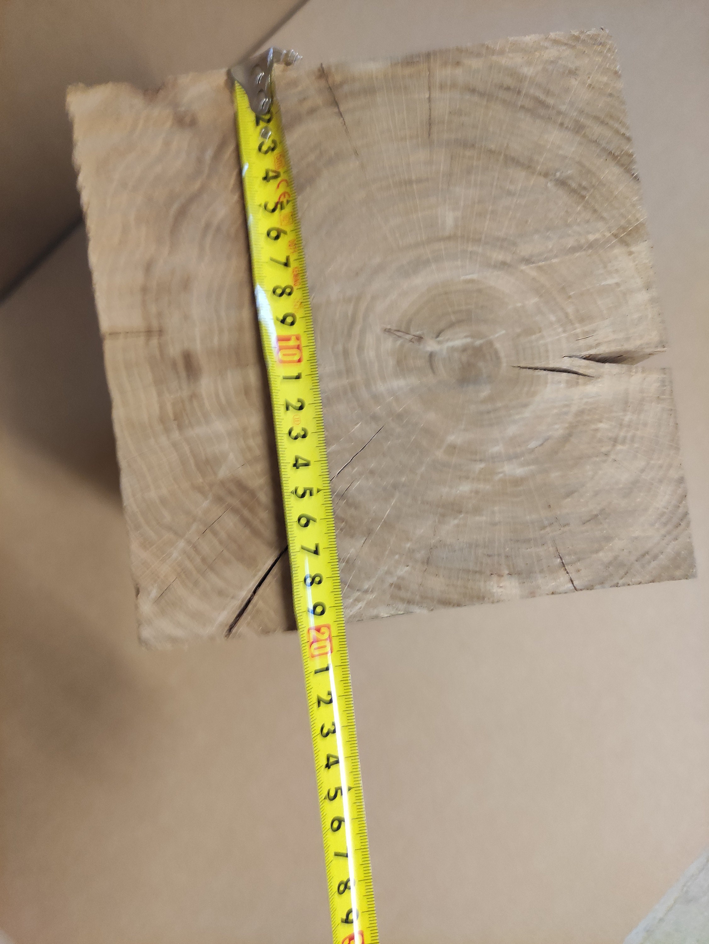 Wooden Oak Cube Wooden Stump Oak Block Fully Natural Raw Crude Material ...