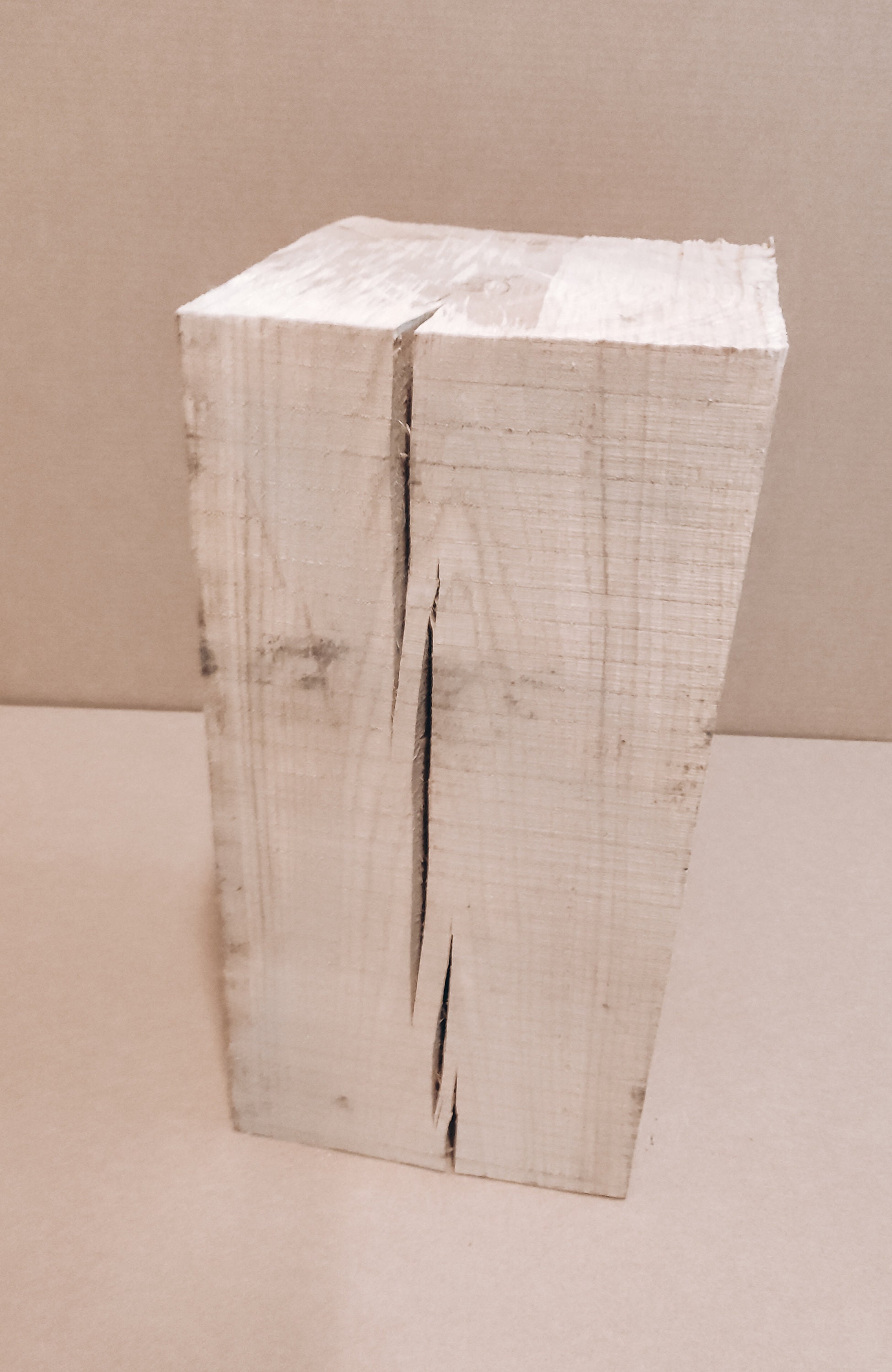 Wooden Oak Cube Wooden Stump Oak Block Fully Natural Raw Crude Material ...