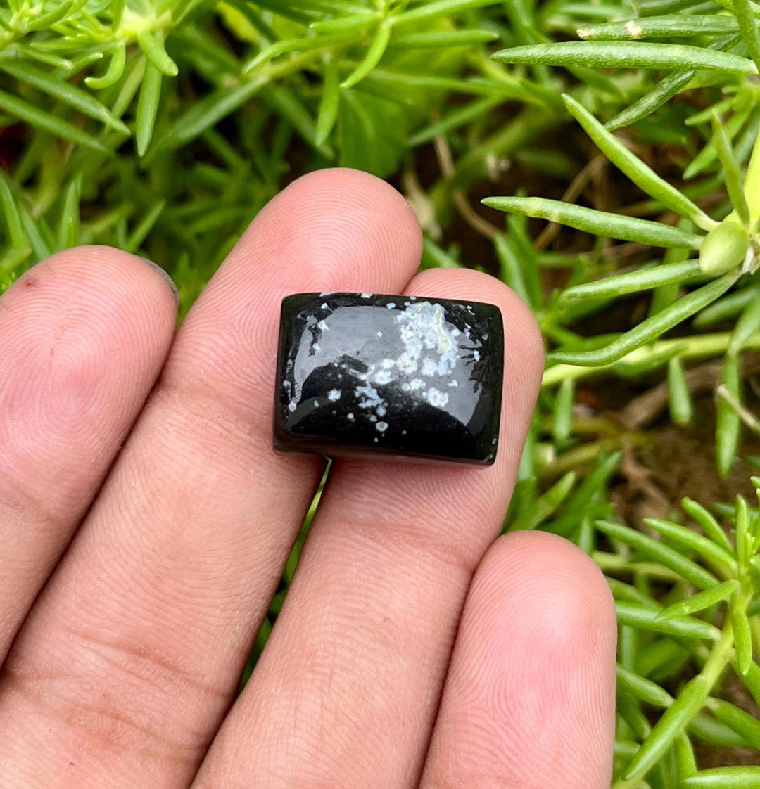 Natural Snowflake Stone Jasper Loose Gemstone Cabochon, Wisdom Gemstone ...
