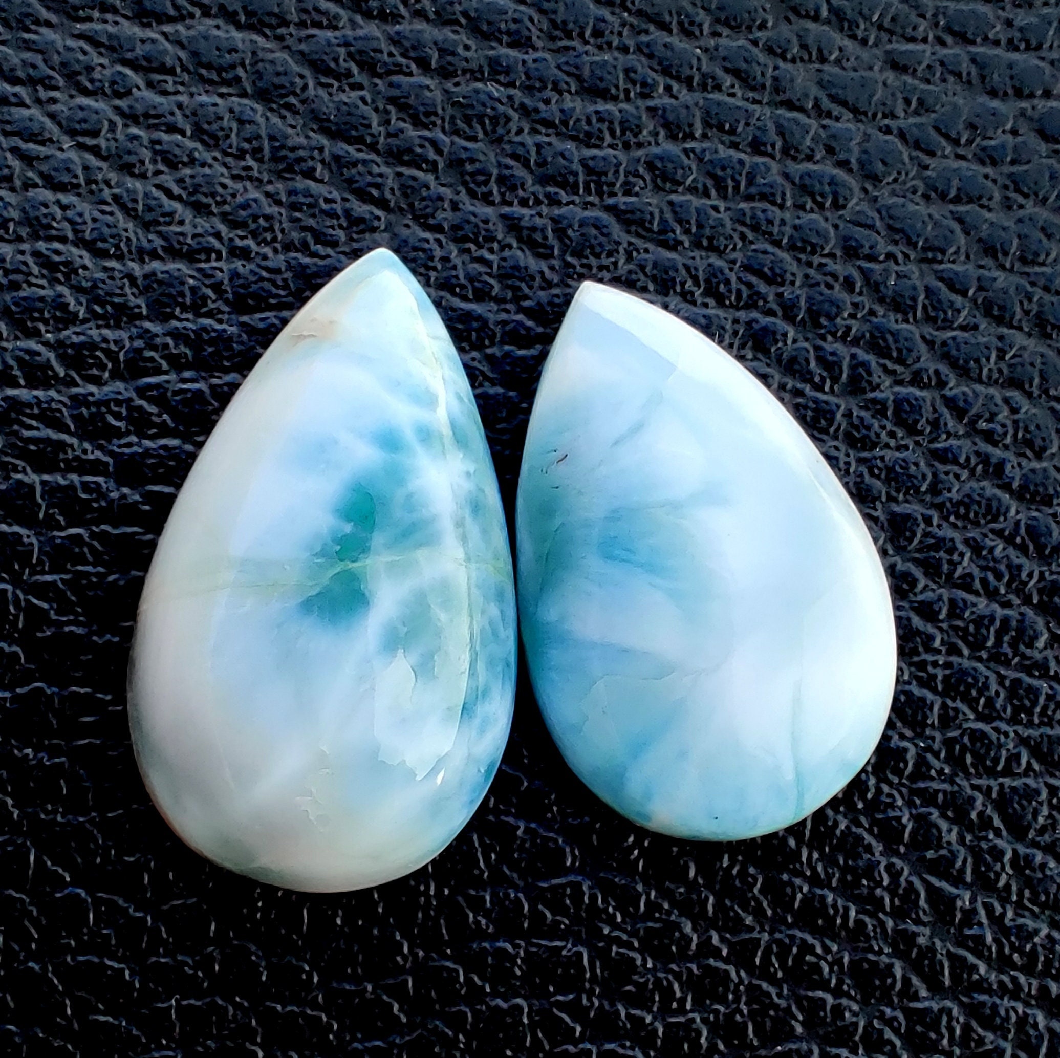 Larimar Natural Larimar Gemstone Cabochon, Larimar Crystal, Larimar ...