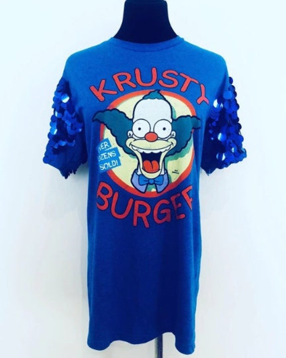 Krusty Burger the Simpsons Fast Food Cartoon Psychedelic | Etsy