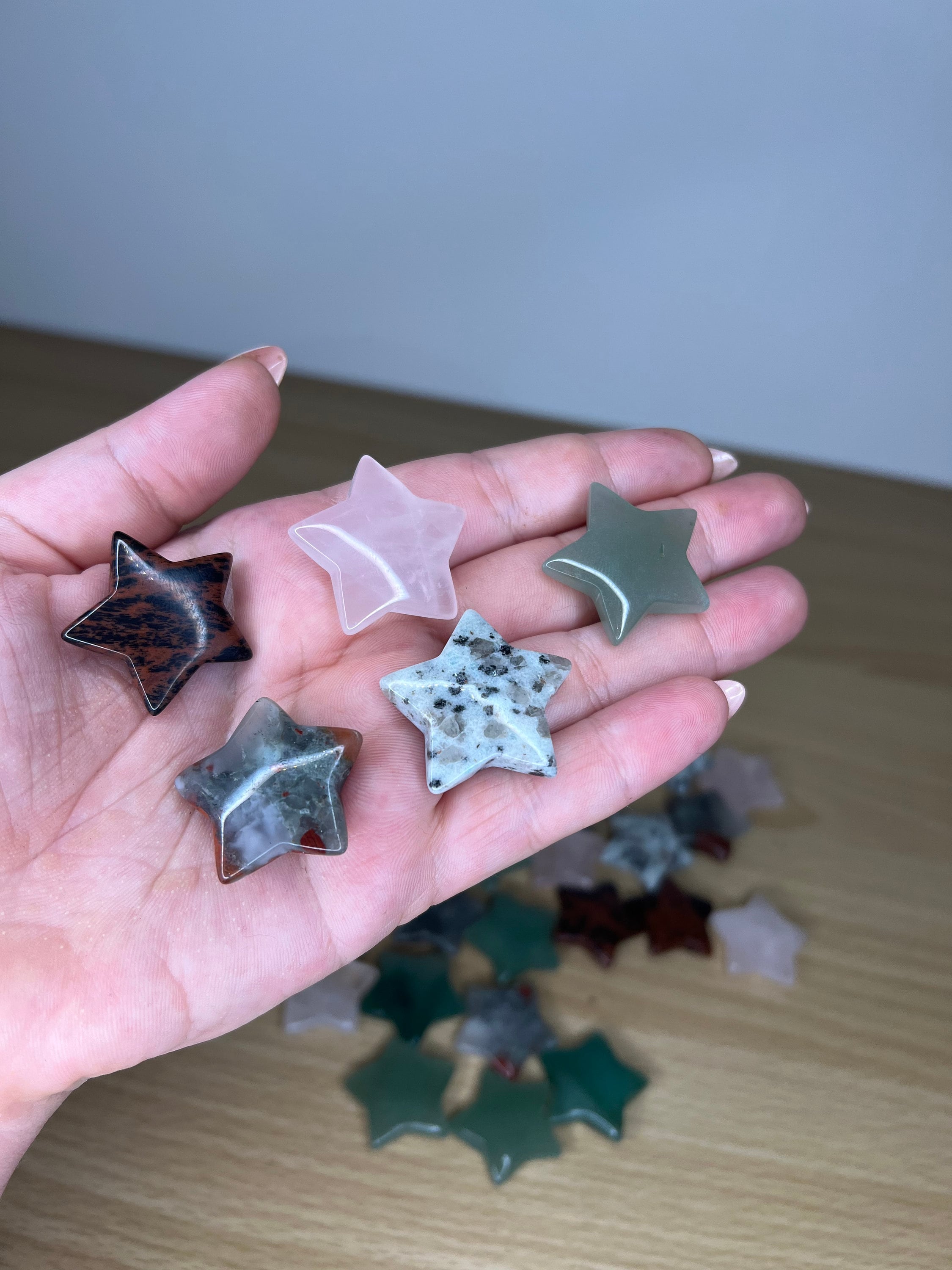 One Mini Star Crystal Carving - Etsy UK