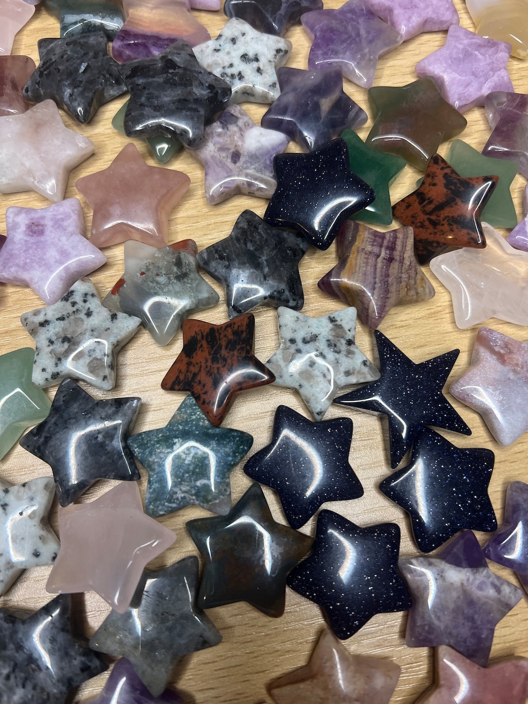 One Mini Star Crystal Carving - Etsy UK