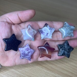 One Mini Star Crystal Carving - Etsy UK