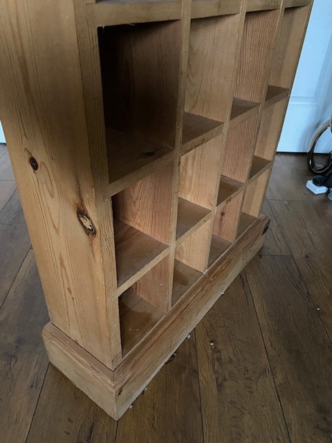 Solid Pine Shelf Unit - Etsy UK