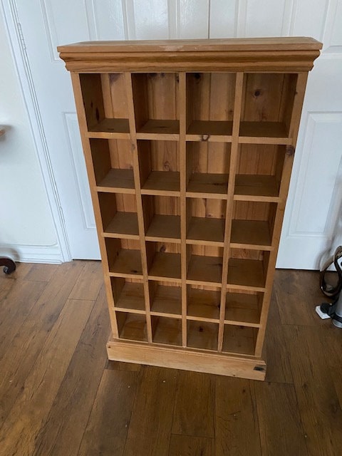 Solid Pine Shelf Unit - Etsy UK