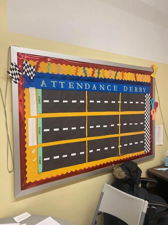 Race Track Bulletin Board