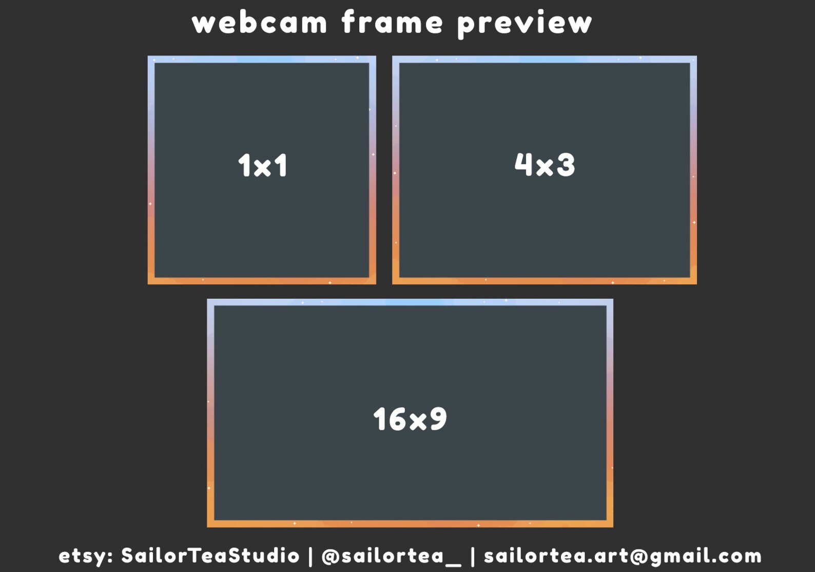Diamonds in the Sky Animated Overlay Set P2U Twitch, Youtube, Scenes ...