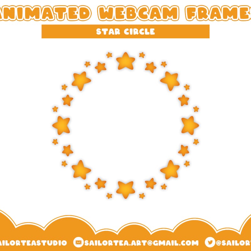 Circle Animated Cam Overlays - Etsy