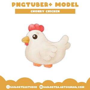 Chicken Pngtuber Model Premade P2U Twitch Youtube Discord Vtuber ...