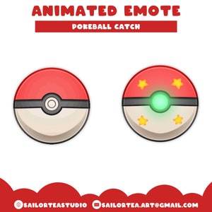 Animated Pokeball Catch Emote | P2U Premade Set Pack Twitch Youtube ...
