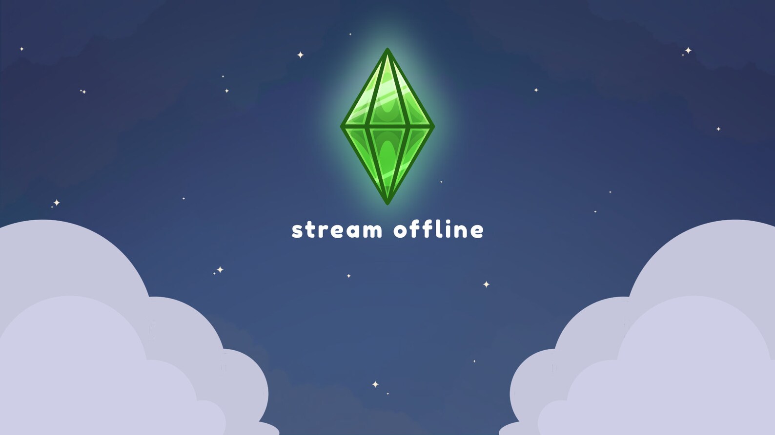 Diamonds in the Sky Animated Overlay Set P2U Twitch, Youtube, Scenes ...