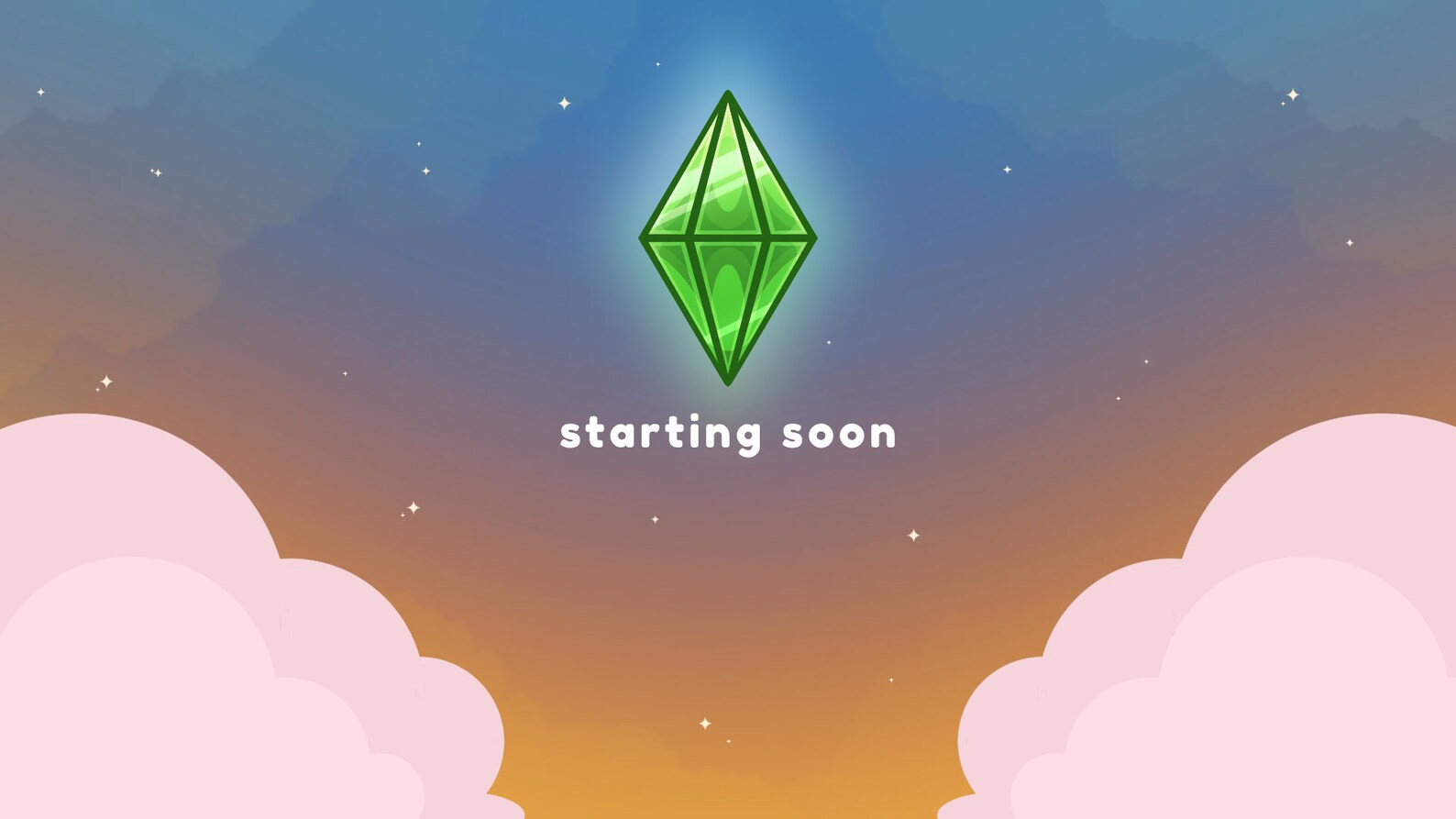 Diamonds in the Sky Animated Overlay Set P2U Twitch, Youtube, Scenes ...