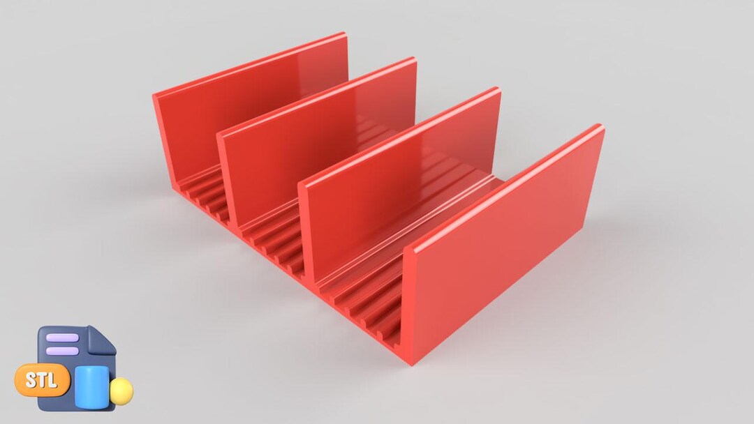 Modern 3-bar Soap Dish STL | 3D Print Your Own Bathroom Storage - Etsy
