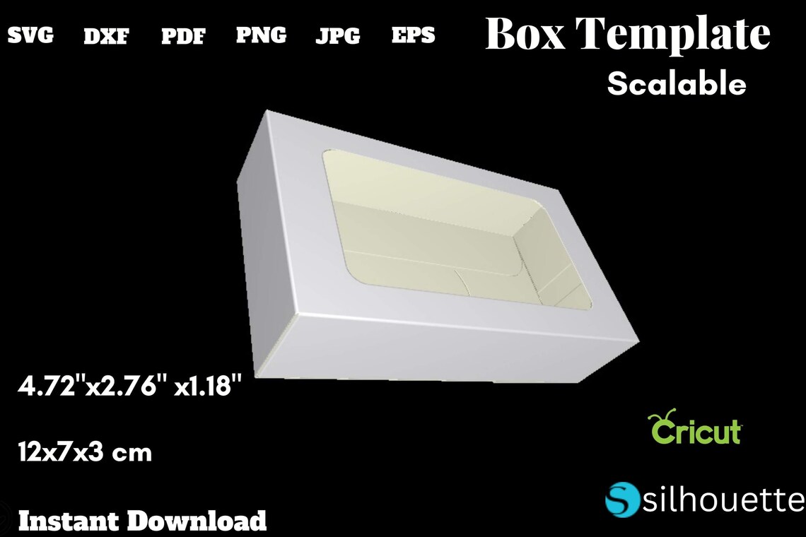Gift Box Template SVG Box DXF Packaging Box SVG Box Vector - Etsy UK