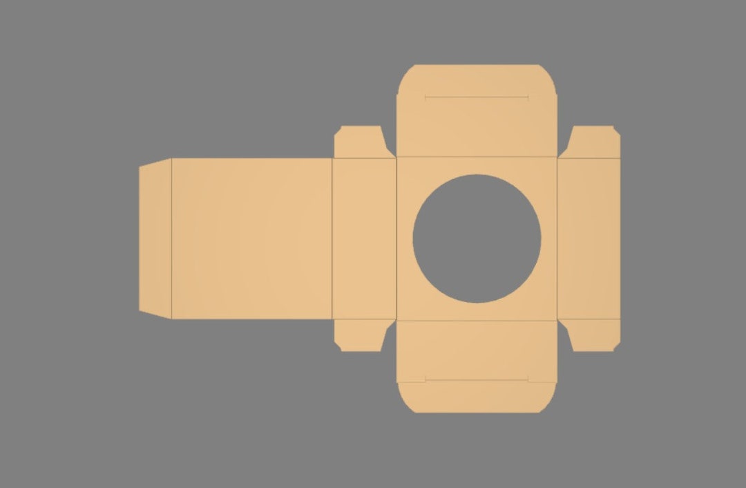 Gift Box Template SVG, Box DXF, Packaging Box SVG, A4 Box for Cutting ...