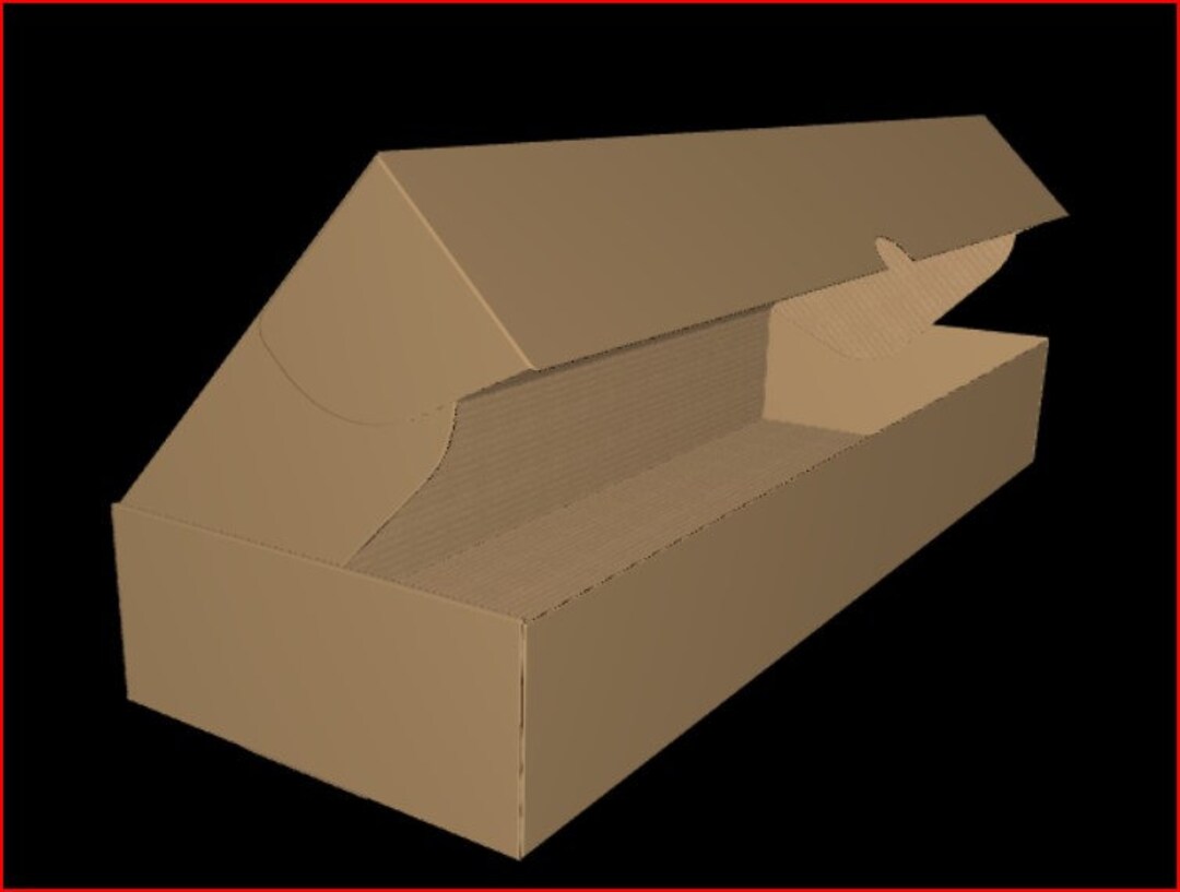 Template Box, Tray With Self Locking Wall, Digital Download, Self ...