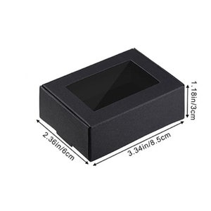 Gift Box Template With Window SVG Box DXF Packaging Box SVG - Etsy Canada