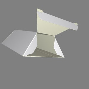 Gift Box Trapezium Shaped Pdf, JPG, SVG and DXF - Etsy