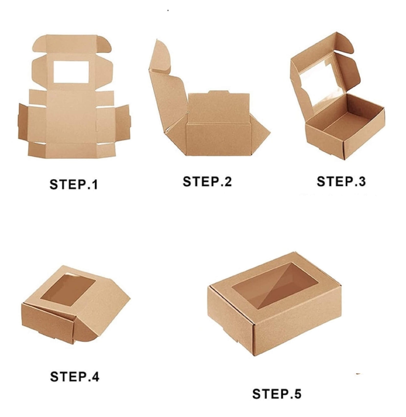 Gift Box Template With Window SVG Box DXF Packaging Box SVG - Etsy UK