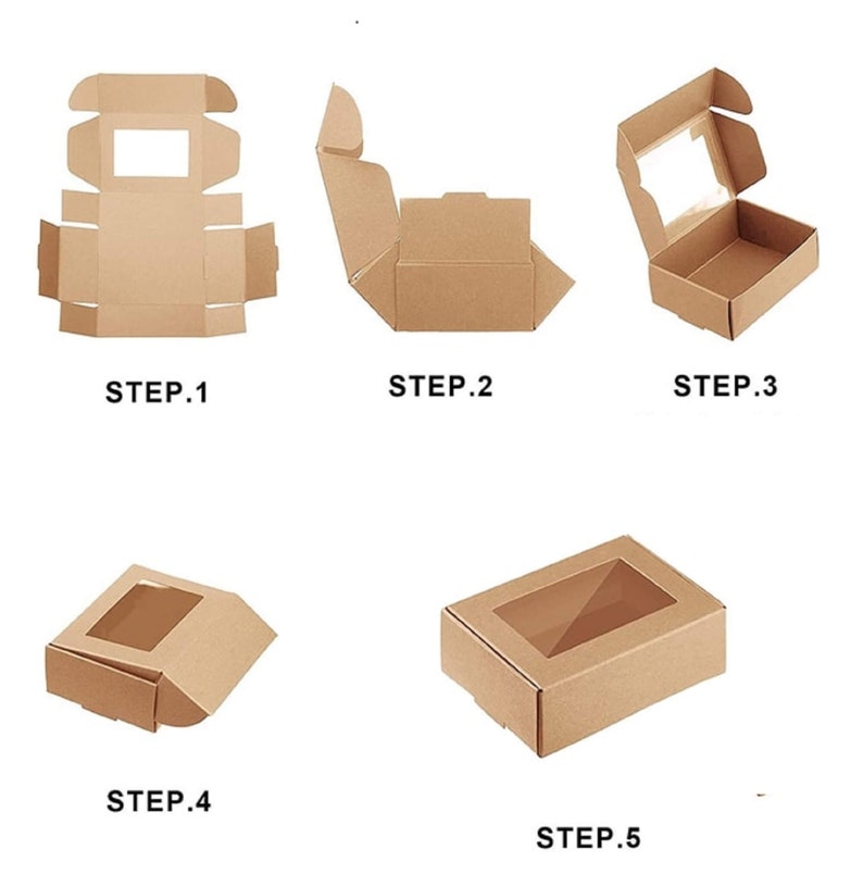 Gift Box Template With Window SVG Box DXF Packaging Box SVG - Etsy UK