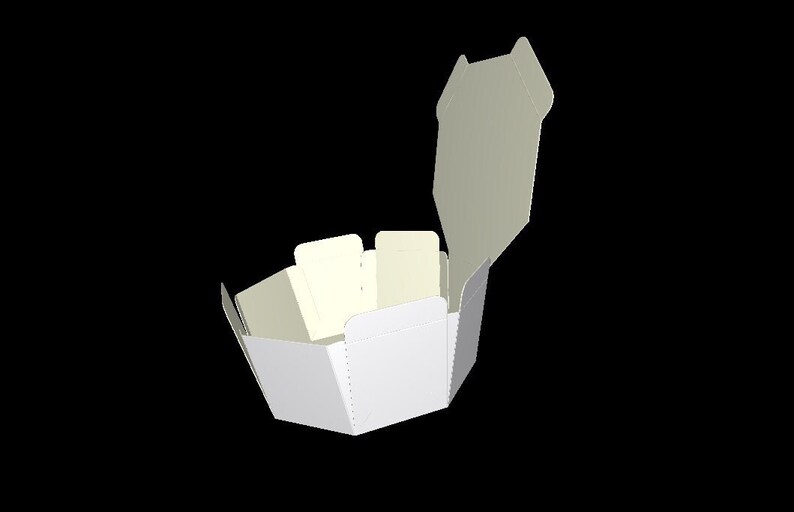 Gift Box Template SVG Box DXF Packaging Box SVG Box Vector - Etsy