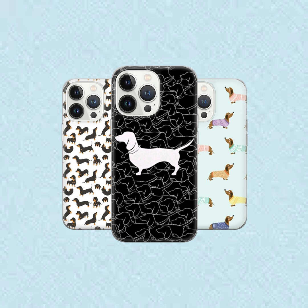 Wiener Dogs Phone Case Dachshund Dog Cover for iPhone 15 14 13 12 ...